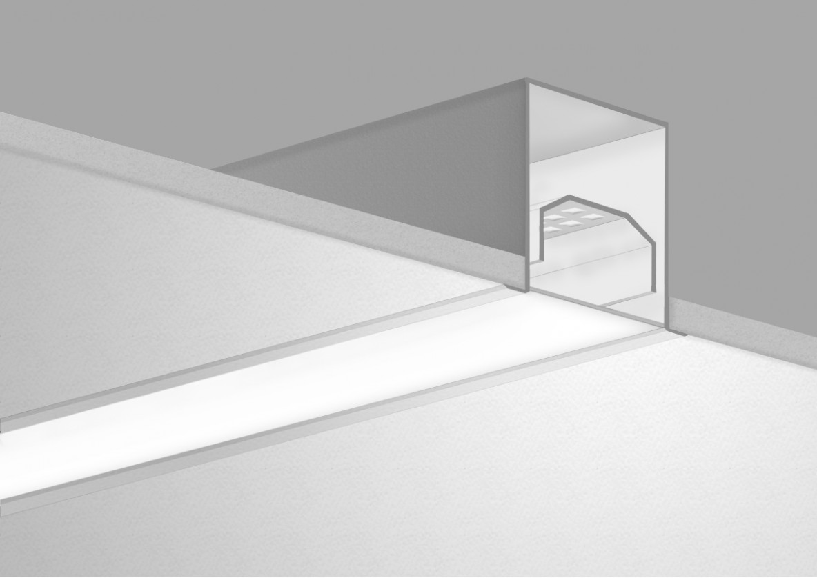 3 Inch Direct Recessed Linear Light Fixture | R3D | Lumato